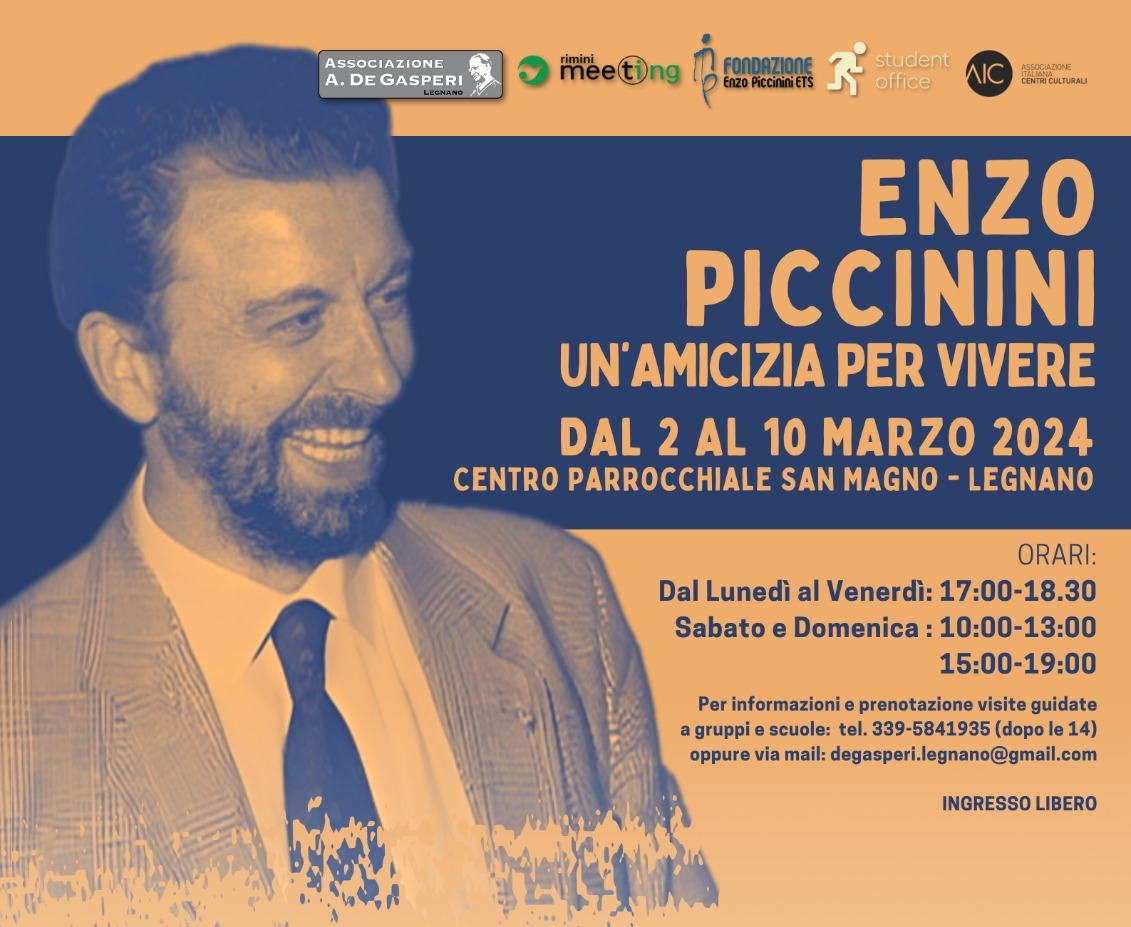 Mostra a Legnano: ENZO PICCININI: UN’AMICIZIA PER VIVERE – Associazione ...